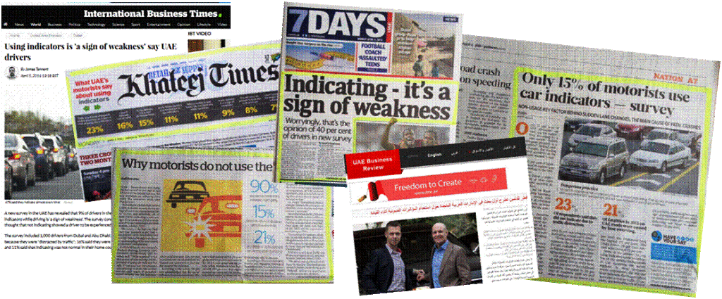 We are in the NEWS ... UAE's leading media support our cause! | Road ...